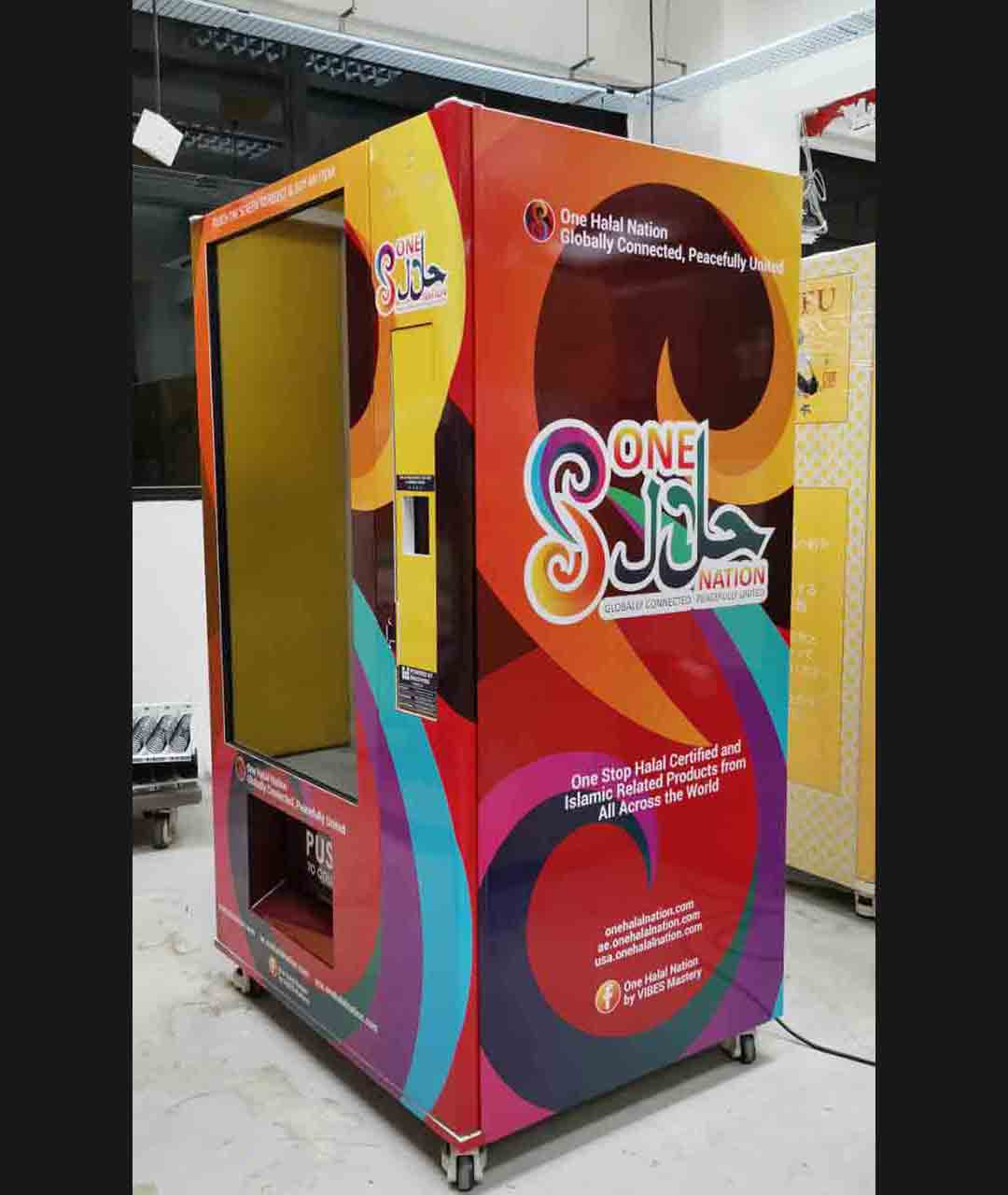 Vending Machine Wrap Signage Supplier Singapore